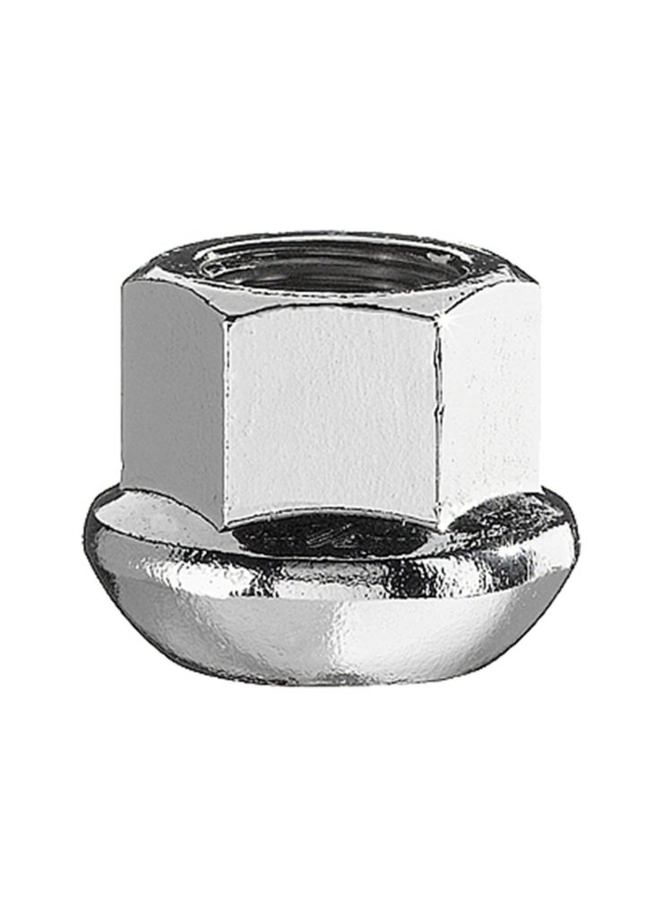 DADO APERTO SEDE SFERICA R14 CHIAVE 19 PASSO M14X1,5 h.18mm ZINC.BIANCA ...