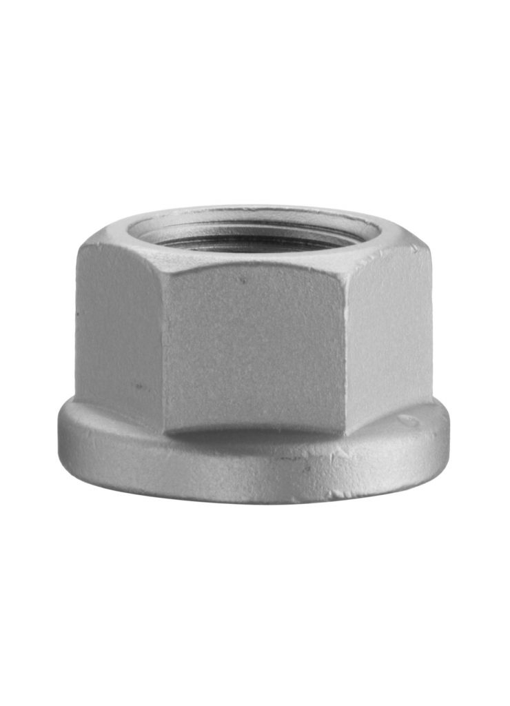 DADO ANTIFURTO APERTO SEDE PIATTA CON RONDELLA PASSO M22X1,5 h.21mm ...